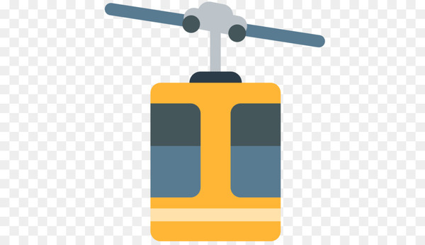 Free: Cable car Emoji Trolley Aerial tramway Transport - Emoji - nohat.cc