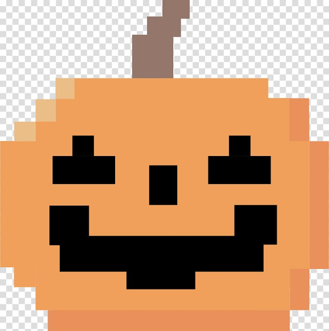 Free: Calabaza Halloween Jack-o'-lantern Pumpkin , 8 BIT transparent ...
