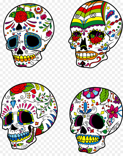 Free: Calavera Skull Euclidean vector - Skull - nohat.cc