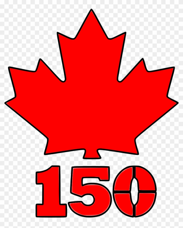 Free: Canada 150 Maple Leaf Stencil - Canadian Maple Leaf - nohat.cc