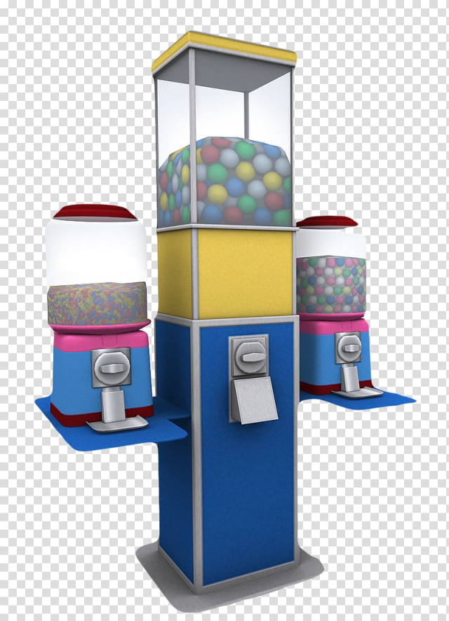 Free: Candy Vending machine Food 3D computer graphics, Three sets of ...
