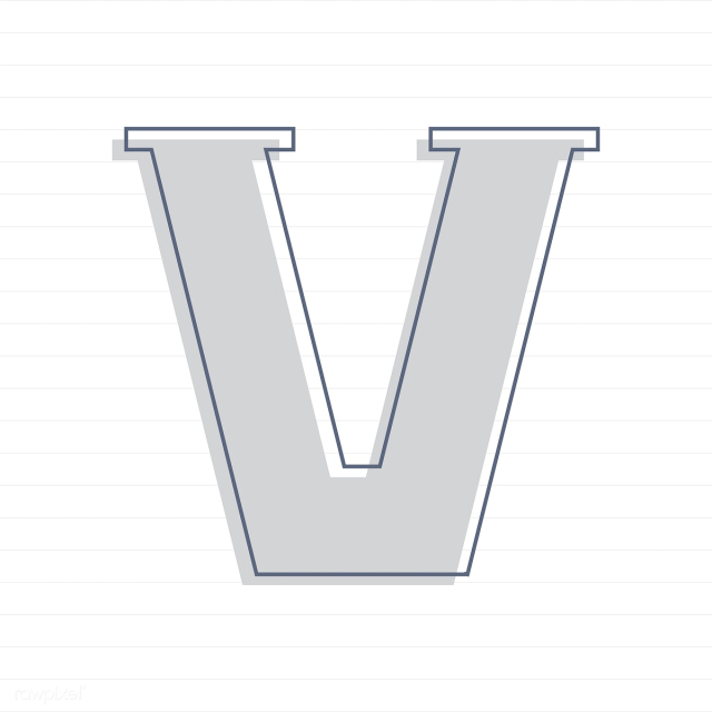Free: Capital letter V symbol illustration | Free stock vector - 488547 ...