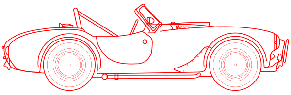 Free: car blueprint side red - /transportation/car/blueprints ...