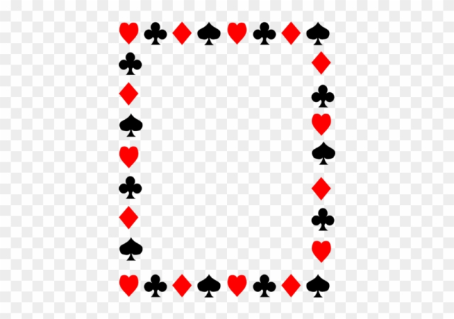 Free: Card Suits Clip Art - Deck Of Cards Border - nohat.cc