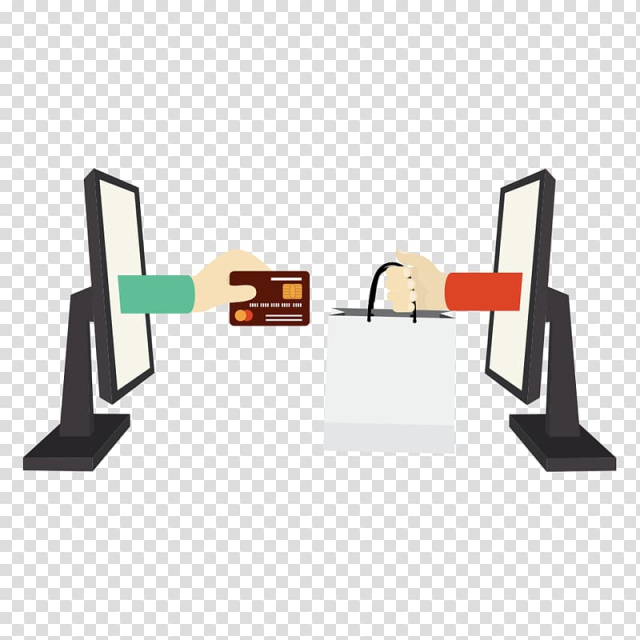 Free: Card transaction illustration, Sales Digital marketing E-commerce ...