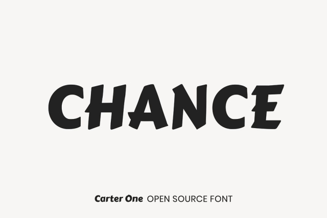 Free: Carter One open source font | Free Font Add-on - rawpixel - nohat.cc