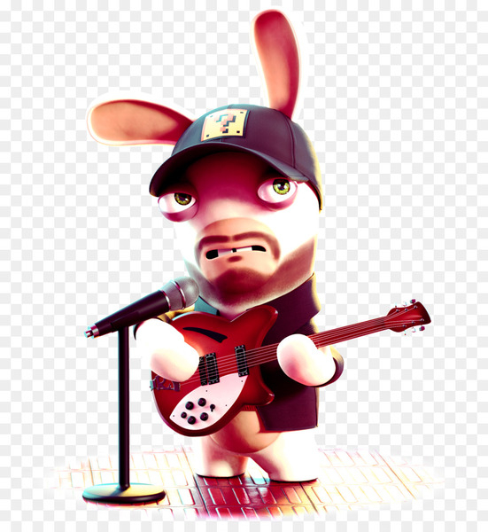 Free: Cartoon Character Figurine Fiction - Raving Rabbids - nohat.cc