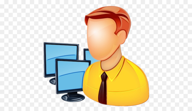 Free: cartoon clip art call centre output device personal computer ...