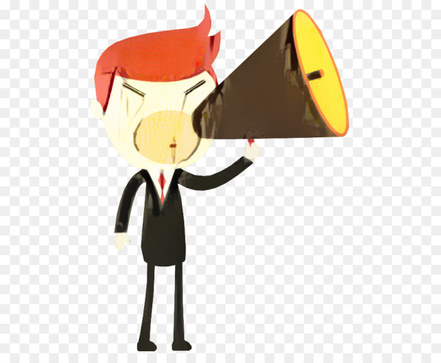 Free: Cartoon, Customer, Drawing, Megaphone PNG - nohat.cc