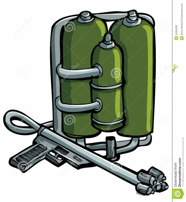 Free: Cartoon Drawing Of Flame Thrower Stock Illustration ...