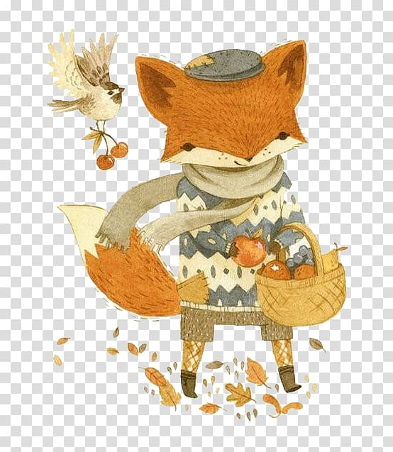 Free: Cartoon Fox transparent background PNG clipart - nohat.cc