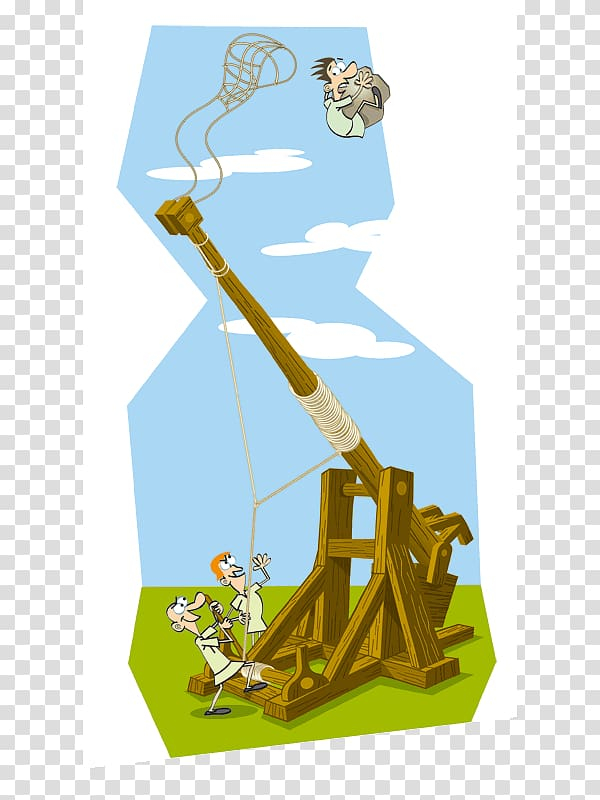 Free: Cartoon Illustrator Trebuchet Humour, ice coffee transparent ...