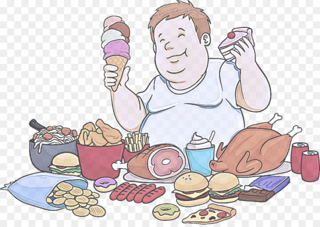 Free: cartoon junk food food group meal clip art - nohat.cc