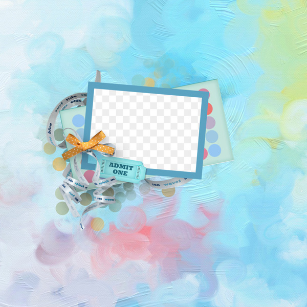 Free: Cartoon - Picture frame template design - nohat.cc