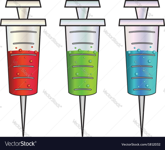 Free: Cartoon syringes rgb vector image - nohat.cc