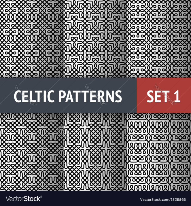 Free: Celtic Patterns Set vector image - nohat.cc