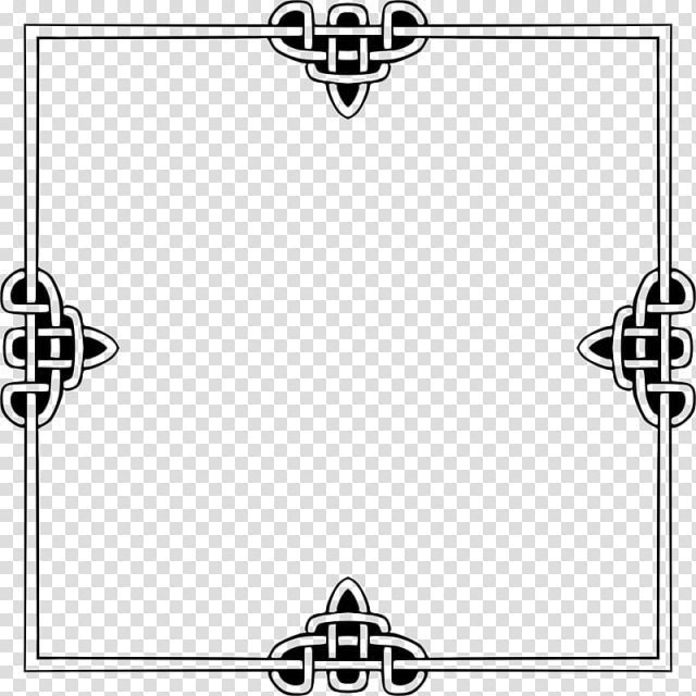 Free: Celts Frames Graphic design Drawing, celtic transparent ...