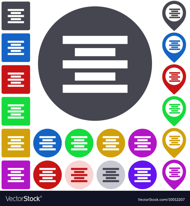 Free: Centre Alignment Icon Set vector image - nohat.cc