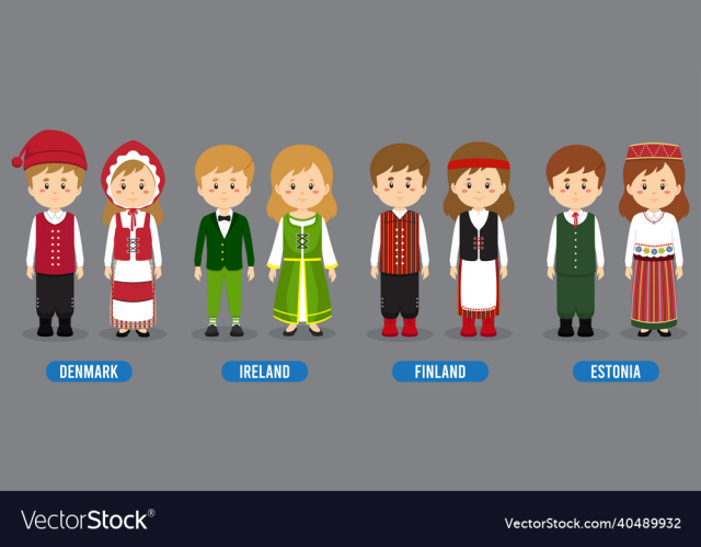 Free: character in different national costumes - nohat.cc