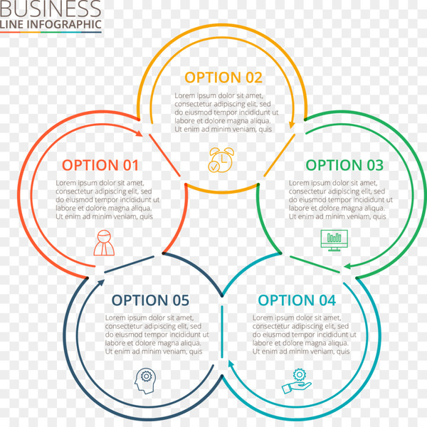 Free: Chart Circle Euclidean vector Information - Floating five circles ...
