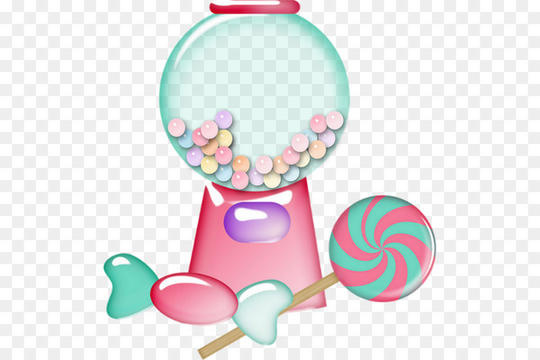 Free: Chewing gum Gumball machine Candy Bubble gum Clip art - chewing ...