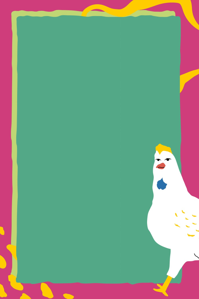Free: Chicken frame background, funky pink | Free PSD - rawpixel - nohat.cc
