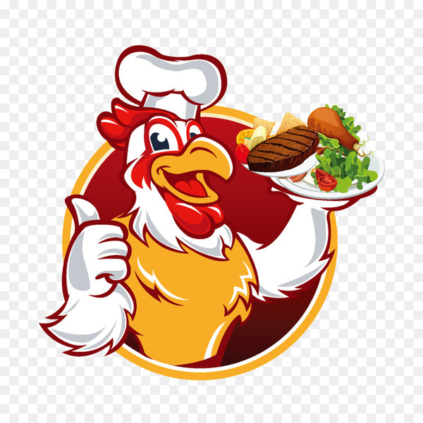 Free: Chicken meat Chef Cartoon - Chinese New Year of the Rooster Food ...