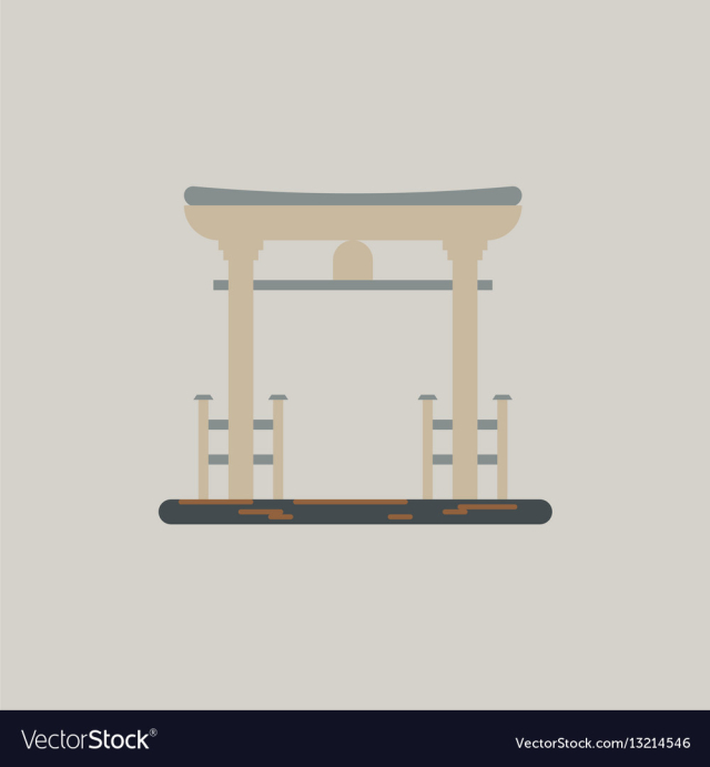 Free: Chinese gate vector image - nohat.cc