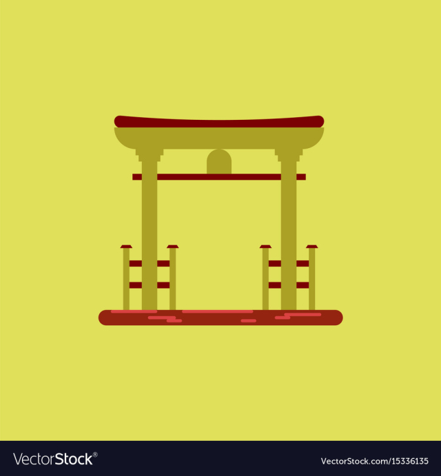 Free: Chinese gate vector image - nohat.cc