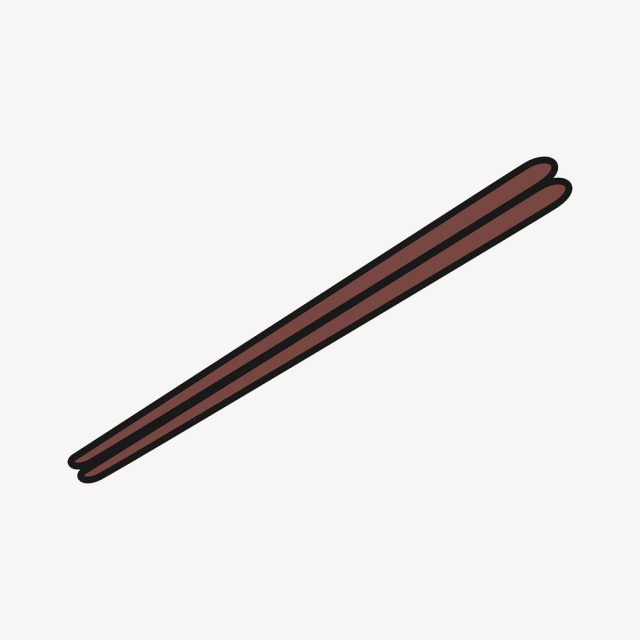 Free: Chopsticks sticker, utensil illustration psd. | Free PSD ...
