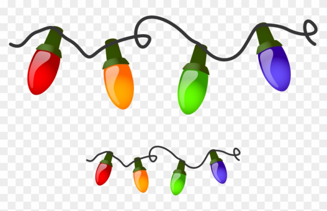 Free: Christmas Lights Border Clipart - Christmas Lights On A String ...