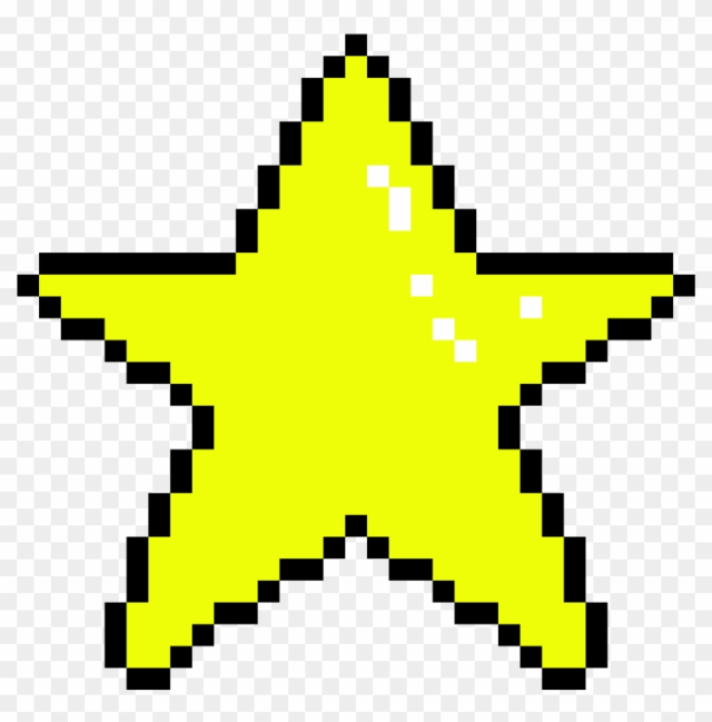 Free: Christmas Star - Rainbow Star Pixel Art, HD Png Download ...