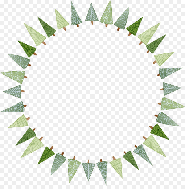 Free: Christmas tree Circle Clip art - Pretty creative tree ring png ...