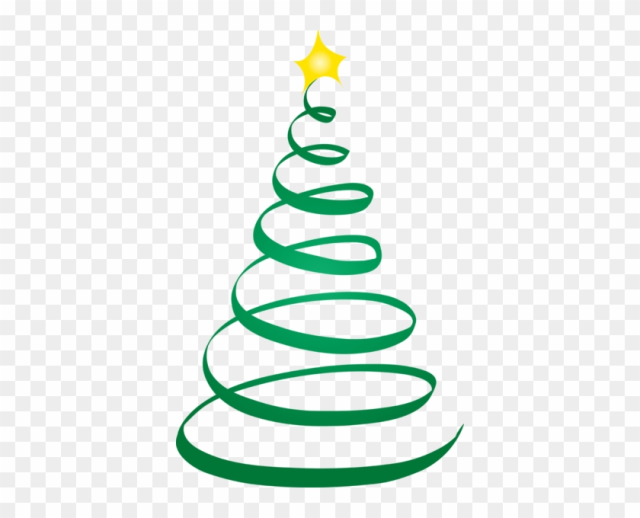 Free: Christmas Tree - Swirl - Christmas Tree Spiral Png - nohat.cc