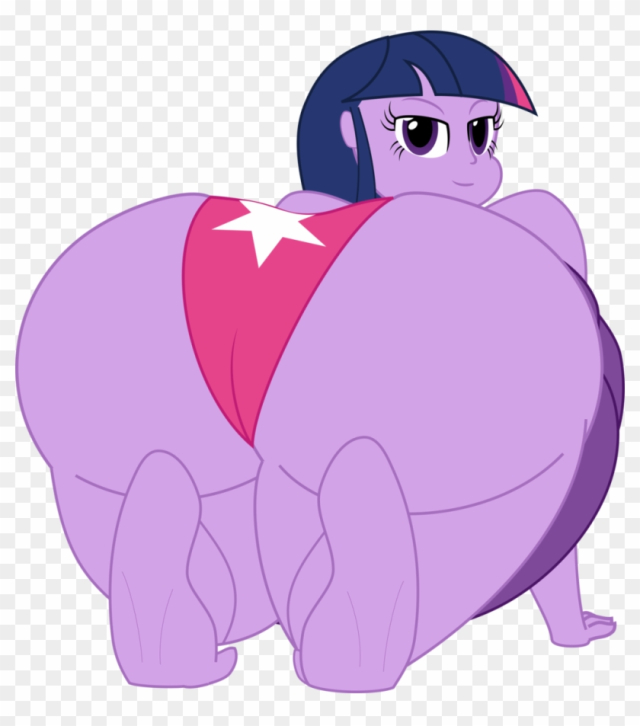 Free: Chubby Eqg Twilight Sparkle Rear View By Shitigal-artust ...