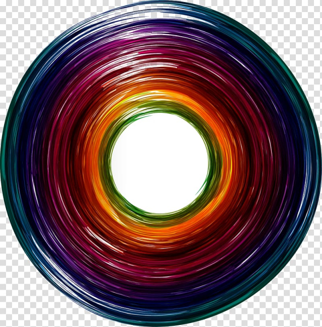 Free: Circle CorelDRAW Art, Color ring effect element transparent ...
