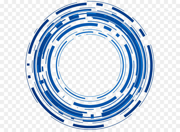 Free: Circle Light Technology Euclidean vector - Free cut decoration ...