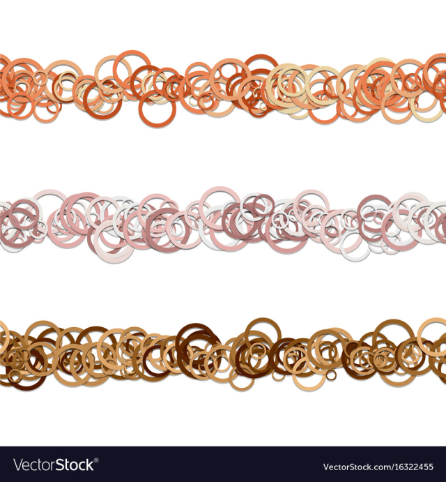 Free: Circle pattern separator line decoration set from vector image ...