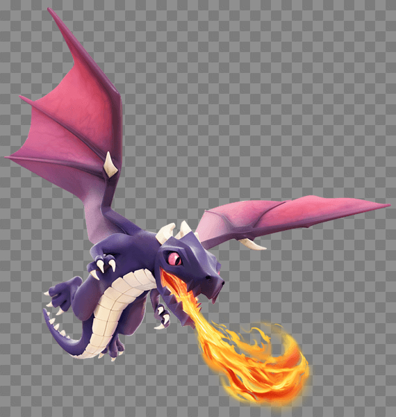 Free: Clash Of Clans Dragon Png - nohat.cc