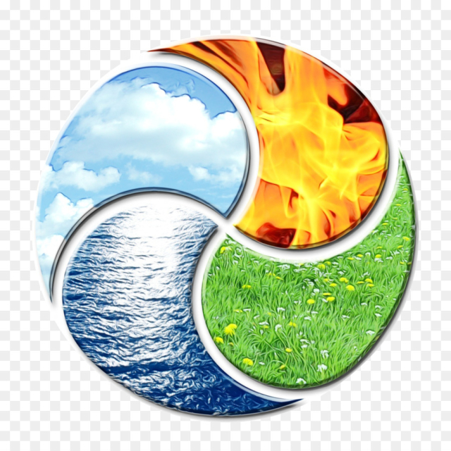Free: Classical Element, Water, Earth, Sky PNG - nohat.cc