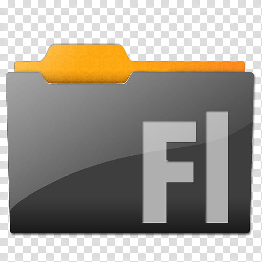 Free: Clean Lines Folder Set CS, black Fl folder icon transparent ...