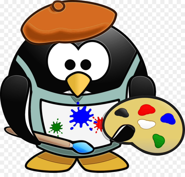 Free: clip art bird cartoon flightless bird - nohat.cc