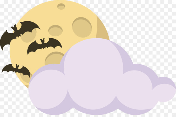 Free: Clip art - Halloween night bat - nohat.cc