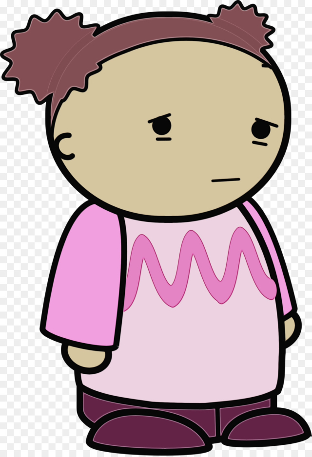 Free: clip art pink cheek cartoon child - nohat.cc