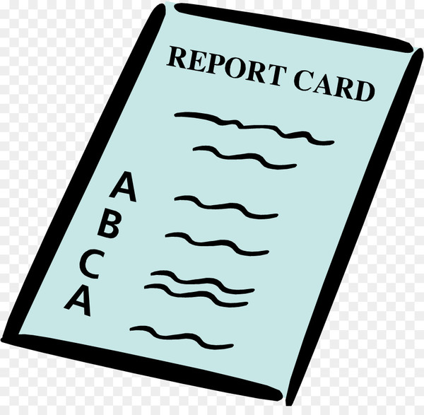 Free: Clip art Report card Student Grading in education - treasurer ...