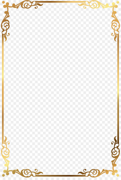 Free: Clip art - Vector Gold pattern frame - nohat.cc