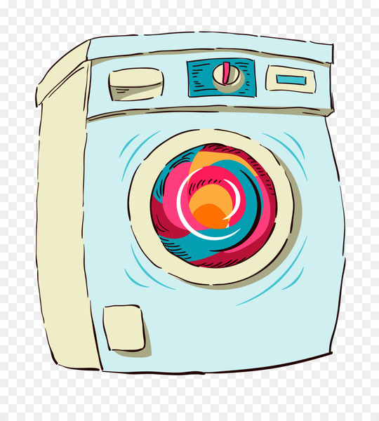Free: Clip art Washing Machines Laundry Cleaning Cartoon - washing ...