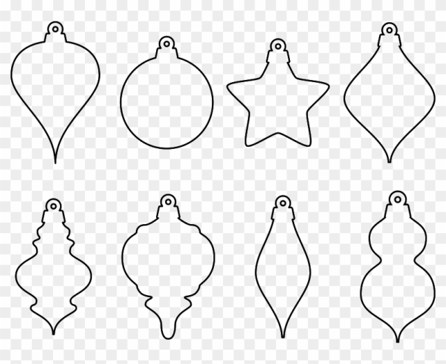 Free: Clipart Christmas Ornament Shapes - Ornament Clip Art - nohat.cc