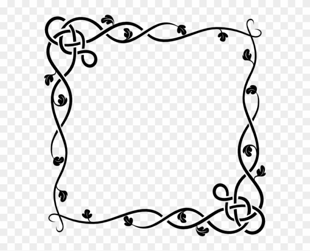 Free: Clipart Info - Draw A Vine Border - nohat.cc