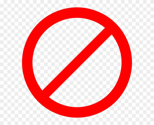 Free: Clipart No No Sign Clip Art At Clker Vector Clip Art - Do Not ...